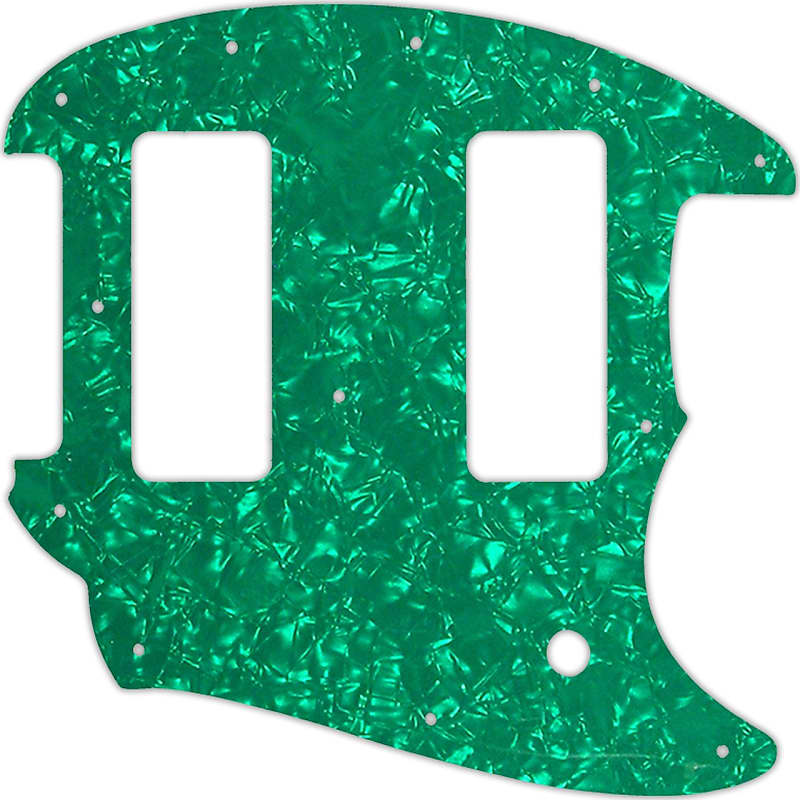 WD Custom Pickguard For Fender OffSet Series Mustang #28GR | Reverb