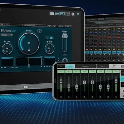 eMotion LV1 Live Mixer – 16 Stereo Channels | Reverb
