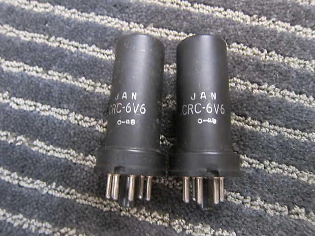 Pr Vintage RCA 6V6 Metal Tubes, Test Very Strong, Same | Reverb UK