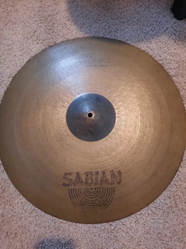 Sabian 21" Hand Hammered Raw Bell Dry Ride Cymbal | Reverb