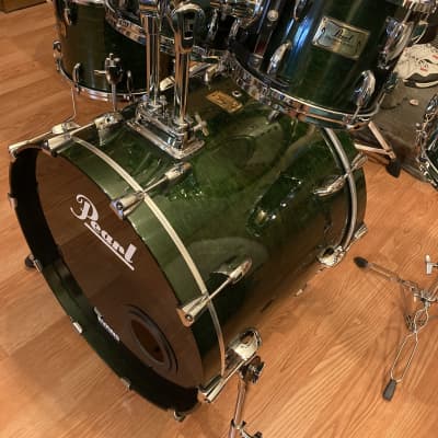 Pearl Masters Custom Maple 🍁 2000’s - Emerald Mist | Reverb