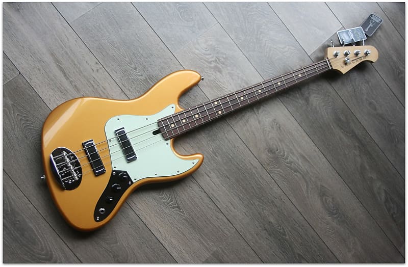 Lakland Skyline J-Sonic 4 strings in Aztec Gold | Reverb