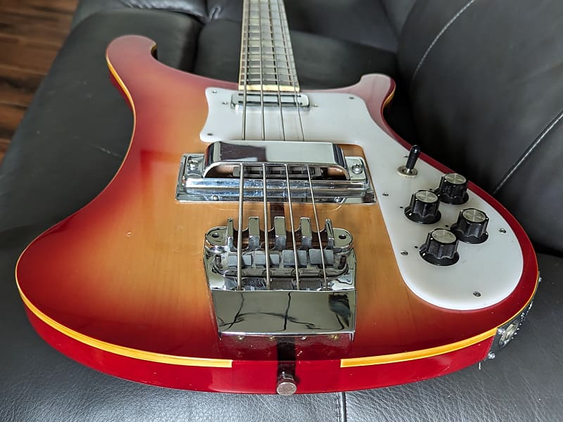 1970's Univox (Rickenbacker 4001 copy) Fireglo (lawsuit era) | Reverb