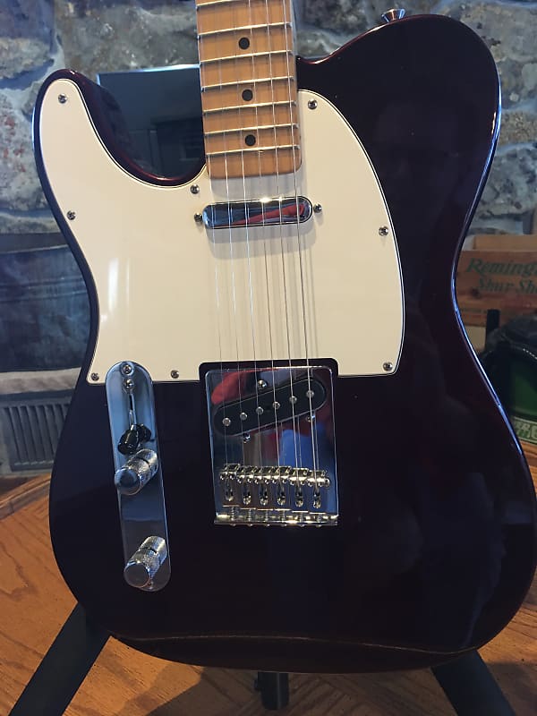 Fender Standard Telecaster - left hand - deep red | Reverb