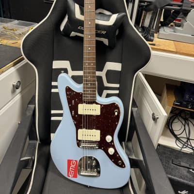 Fender VM Jazzmaster Sonic Blue with Matching Headstock | Reverb