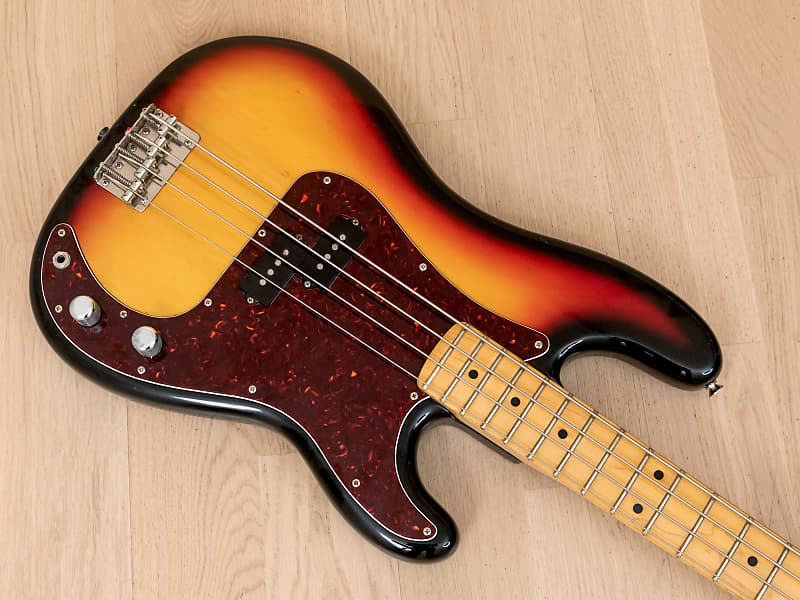 1978 Greco Mercury Bass PB450 Vintage P-Bass Sunburst, | Reverb UK