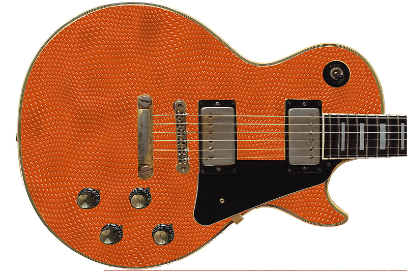 Sticka Steves Guitar Skin Axe Wrap Re-skin Orange Bead | Reverb UK