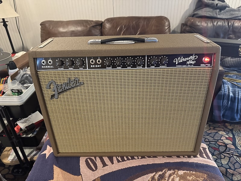Mojotone 6G16 Brownface Vibroverb 2X10 Combo Amp | Reverb