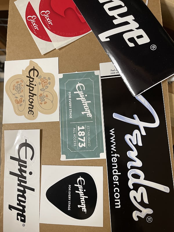 Epiphone Epi Fender Elixir Decal Stickers | Reverb
