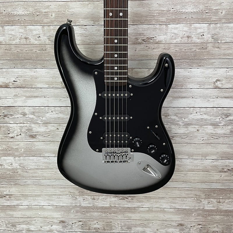 Used Starcaster Silverburst HSS Strat Electric Guitar | Reverb