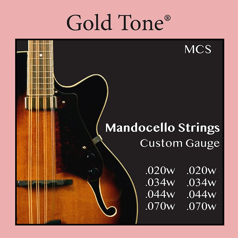 Gold Tone MCS Mandocello Strings - Custom Gauge .020-.070 | Reverb