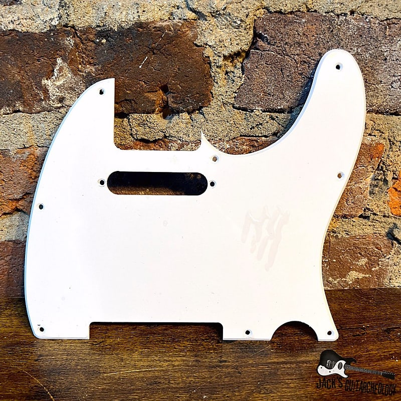 Squier Telecaster Pickguard (2000s - 2010s - White) | Reverb