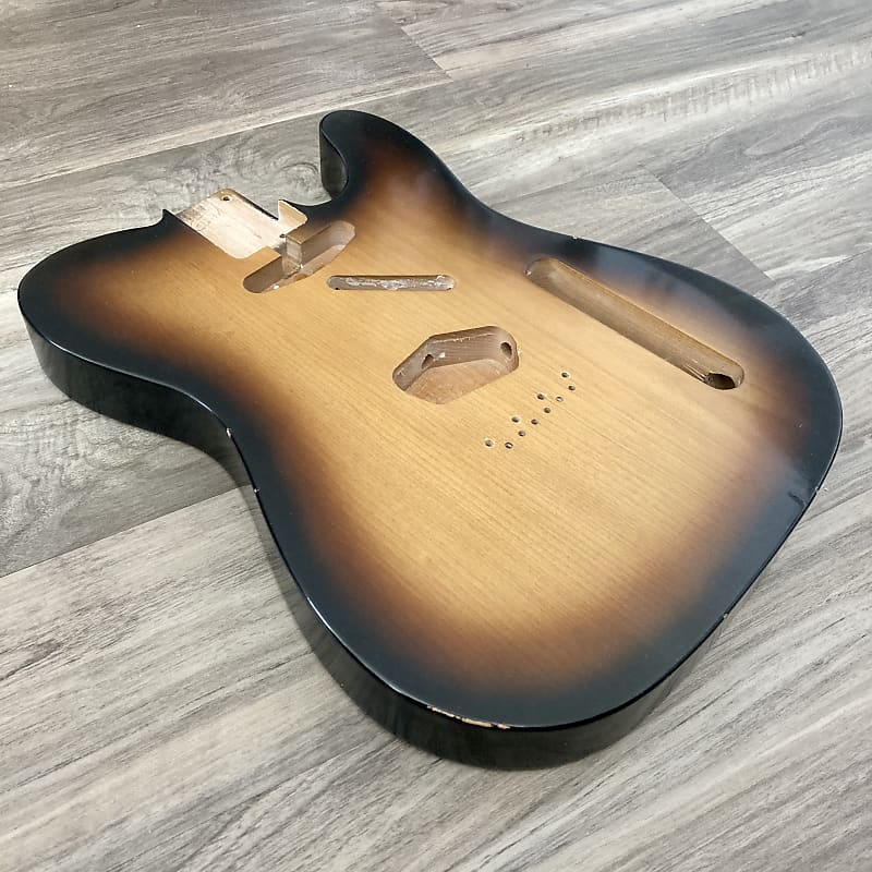 Custom Relic Sunburst Telecaster Body 2020 2-Tone Sunburst | Reverb