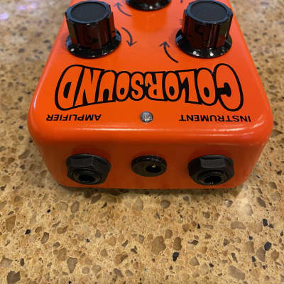 Colorsound fuzz 1st run NPN Silicon 2020 - Orange | Reverb