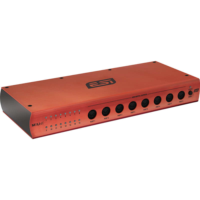 ESI M8U eX 16-Port USB 3.1 Gen 1 MIDI Interface with USB Hub | Reverb