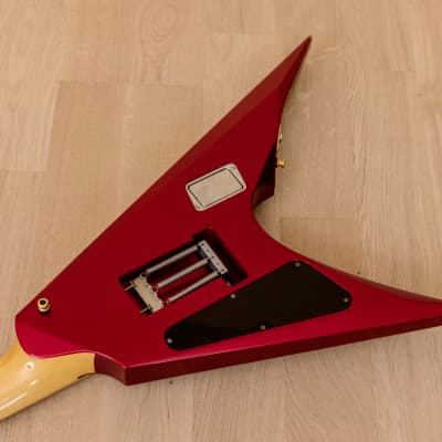 2014 ESP Arrow-7 Flying V 7 String Electric Guitar Metallic | Reverb