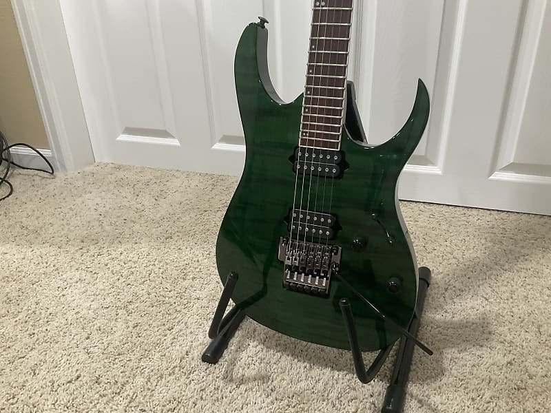 Ibanez USRG30 USA Custom RG 1995 - Transparent Green | Reverb