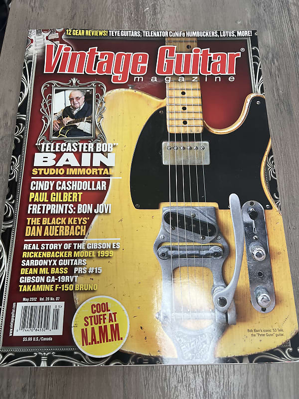 Vintage guitar magazine Telecaster Bob Bain Cindy Cashdollar, | Reverb