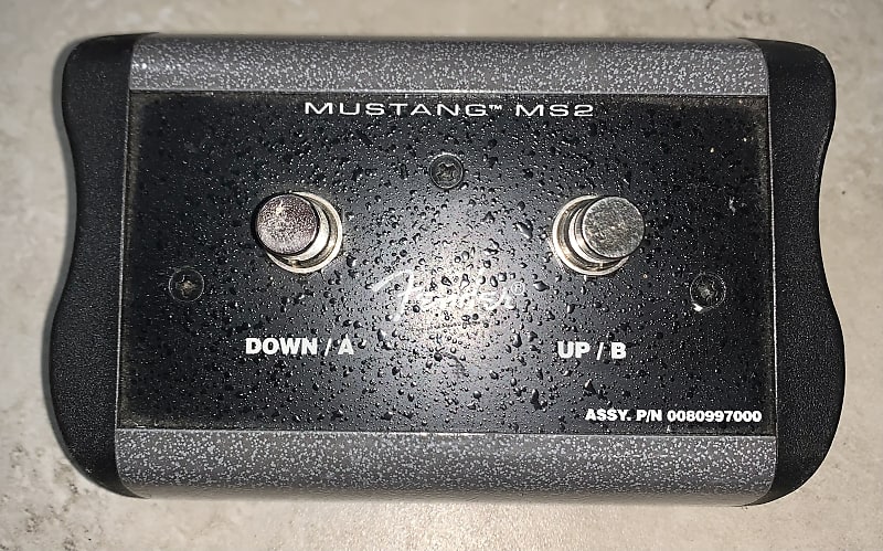 Fender Mustang amp ms2 Footswitch. 2010s - Black | Reverb