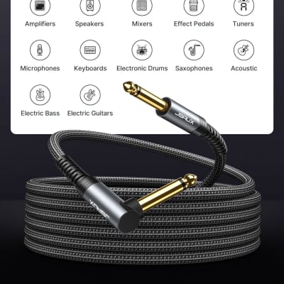 1/4 Inch Guitar Cable 10FT, Guitar Cord Compatible with | Reverb