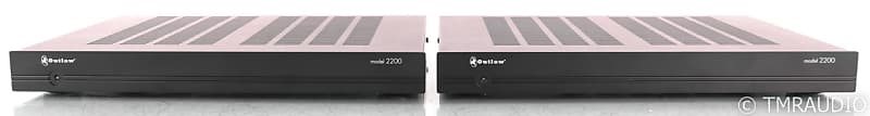 Outlaw Model 2200 Mono Power Amplifiers; Black Pair | Reverb