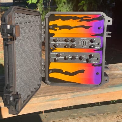 Burns Omega Model 12 Slot Case, Cosmic Midnight Red, for | Reverb