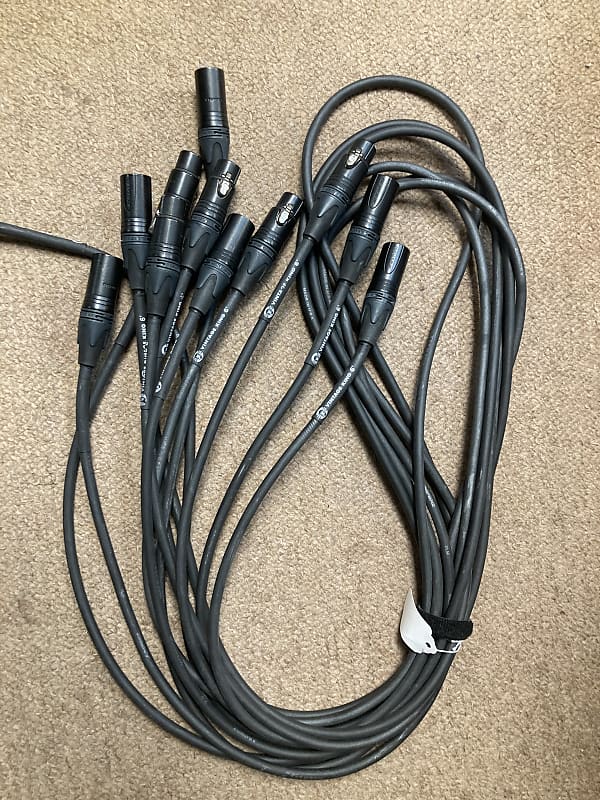 Vintage King Six Mic cables 6' | Reverb
