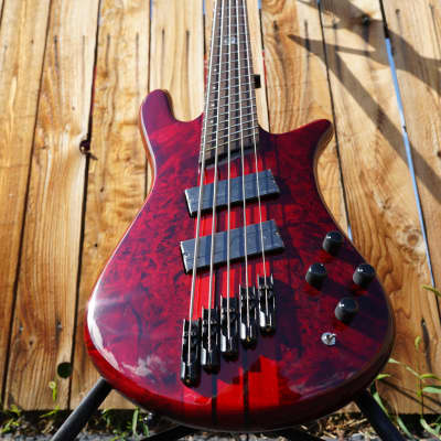 Spector NS Dimension 5 - Multi Scale Inferno Red 5-String | Reverb