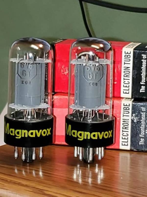 RCA 6V6GT NOS/NIB matched pair labeled "Maganavox" (2) tube | Reverb