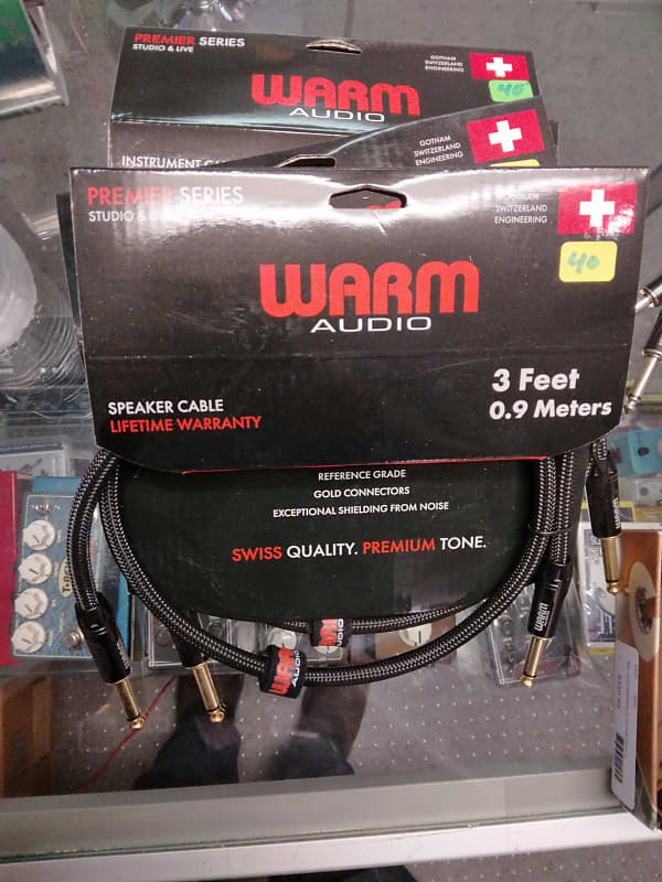 Warm Audio Prem-spkr-3' Speaker Cab Cable 2021 Black | Reverb