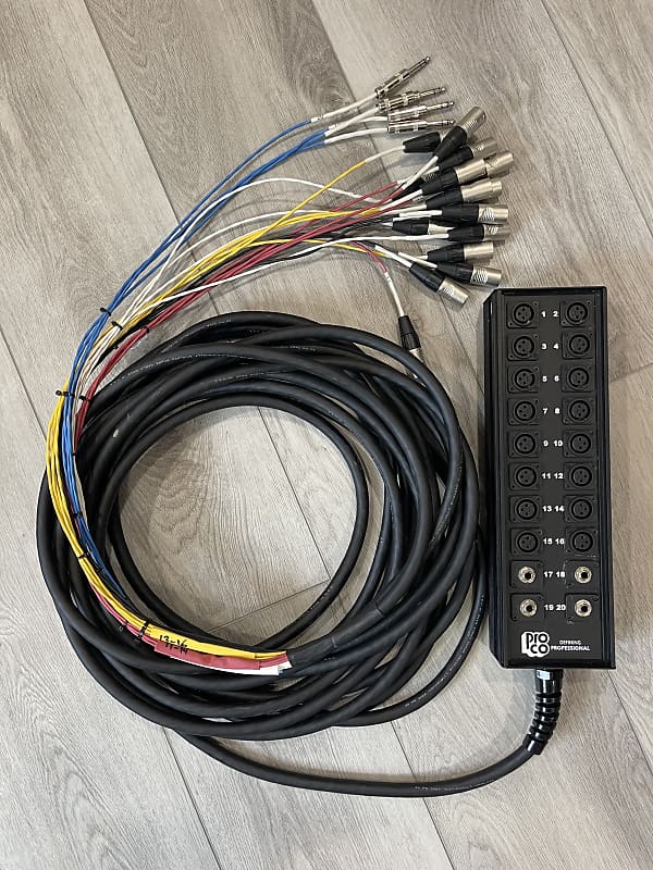 Pro Co SMA1604FBX-50 SMA Series 16x4 Stage Snake with TRS | Reverb