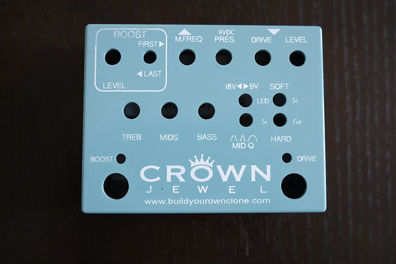 Byoc Crown Jewel Enclosure Sonic Blue Very Rare Build Your Reverb