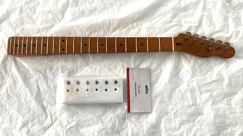 Real Life Relics Roasted Maple Telecaster® Neck + | Reverb Canada