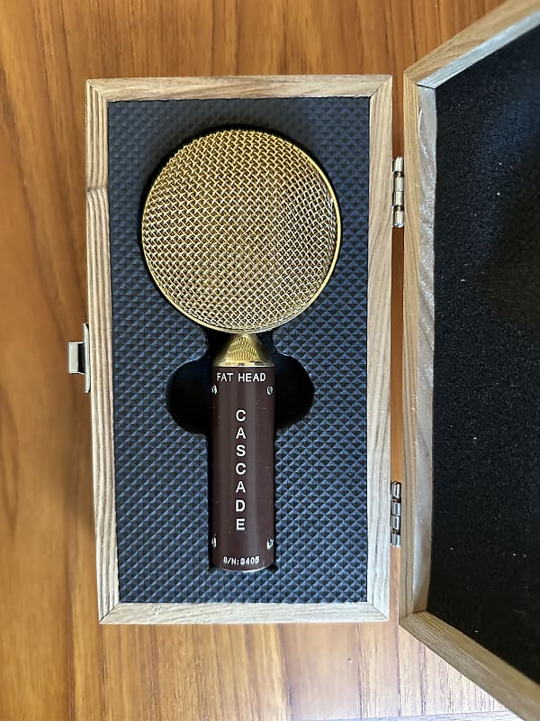 Cascade Fat Head Ribbon Microphone Early 2000’s - Gold | Reverb