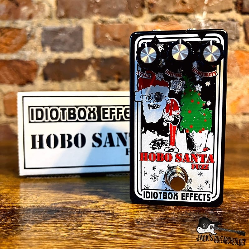 IdiotBox Effects Hobo Santa Fuzz (SEASONAL) (2023 - Black) | Reverb