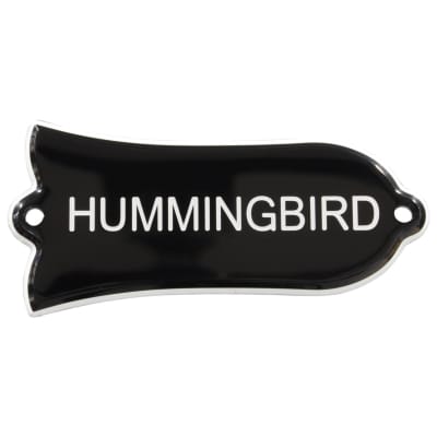 Engraved "HUMMINGBIRD" Truss Rod Cover for Gibson Guitars | Reverb