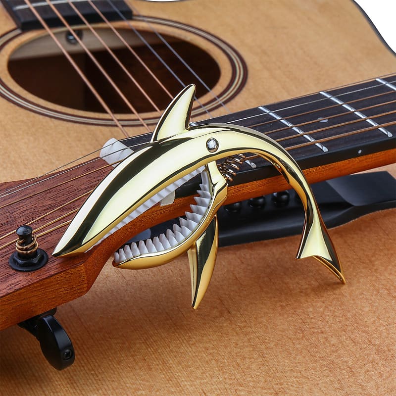 Shark-Bite Design Guitar Capo (available in 4 colors) | Reverb