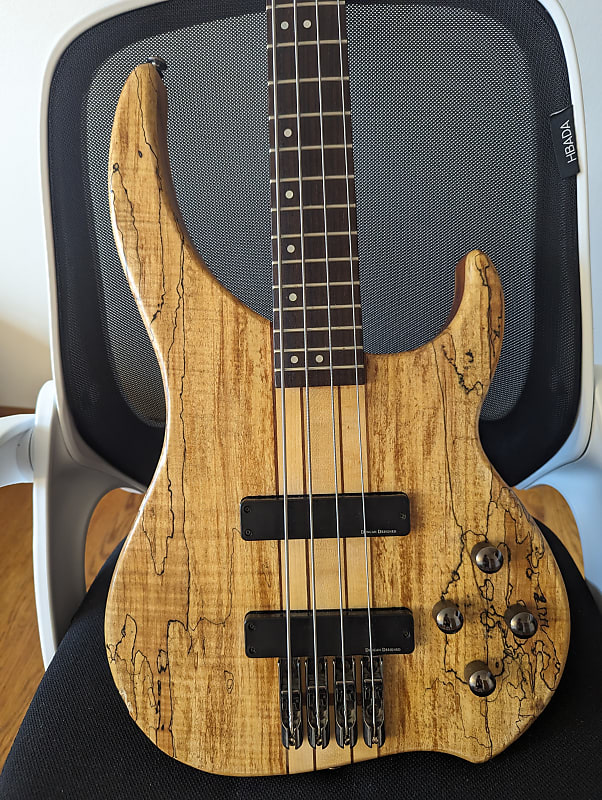 Samick-Greg Bennett Delta Bass DBSFM 2009 - Spalted maple top | Reverb