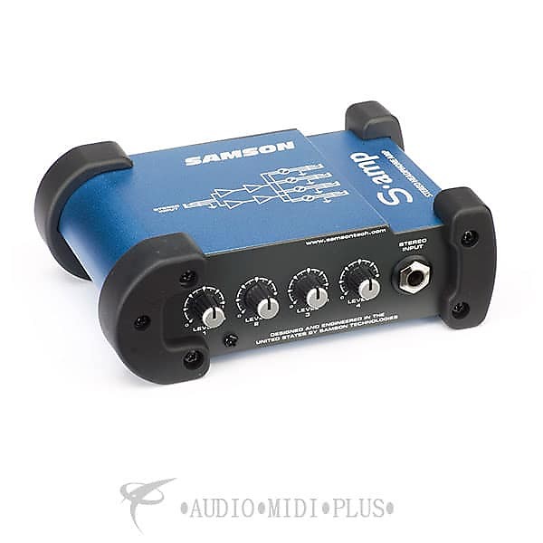 Samson samp four channel mini head phone amplifies- | Reverb Canada