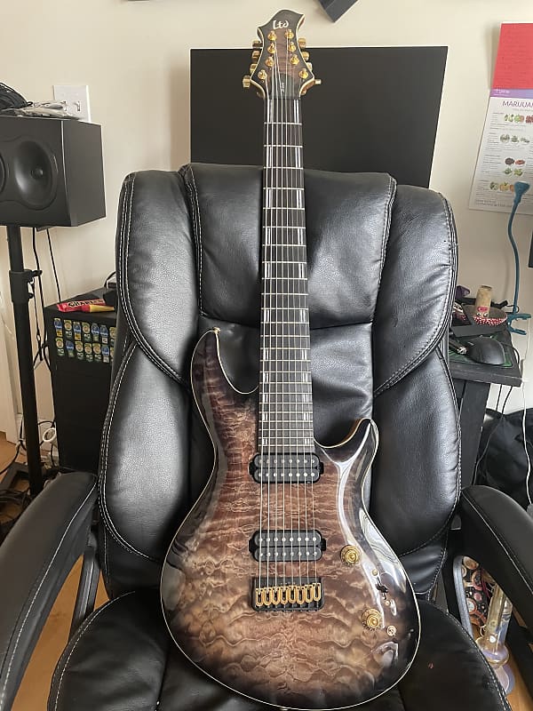 ESP LTD JR-608 QM Javier Reyes Signature | Reverb