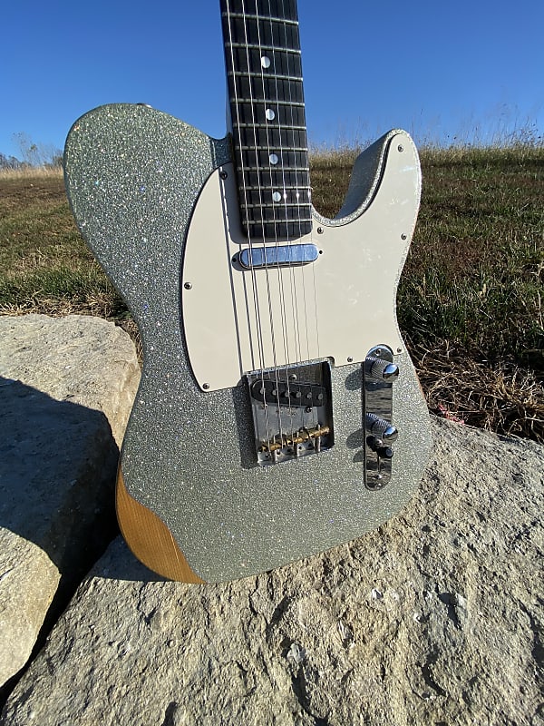 Fender Telecaster Silver Sparkle | Reverb