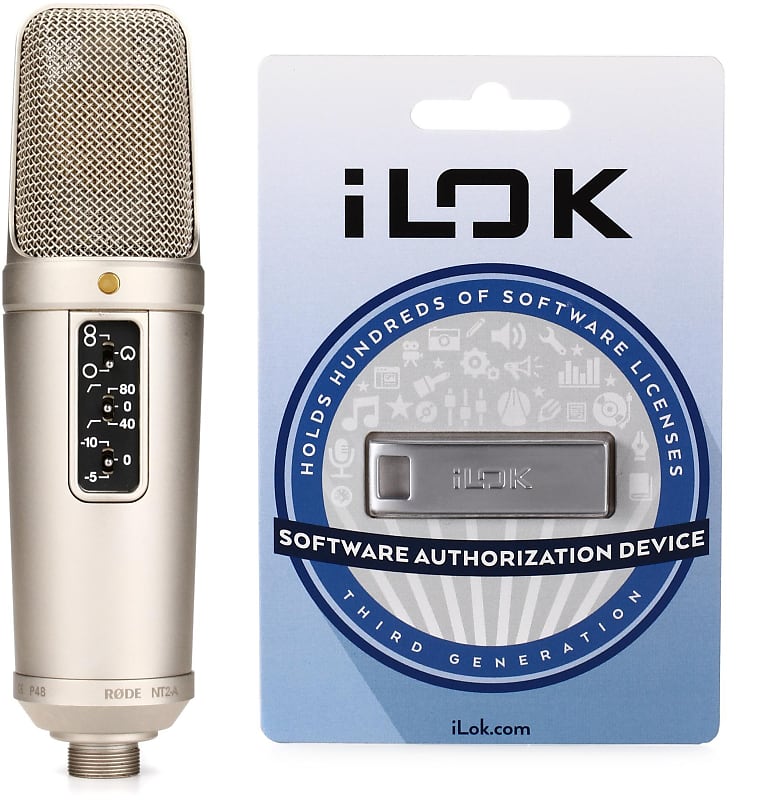 Rode NT2-A Large-diaphragm Condenser Microphone Bundle with | Reverb