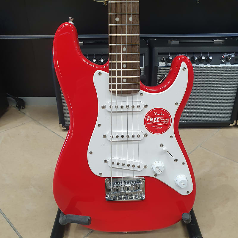 Squier Mini Strat V2 TORINO RED | Reverb