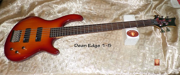 Dean Edge One 1 -Guitars4cancer- 5-string electric bass | Reverb