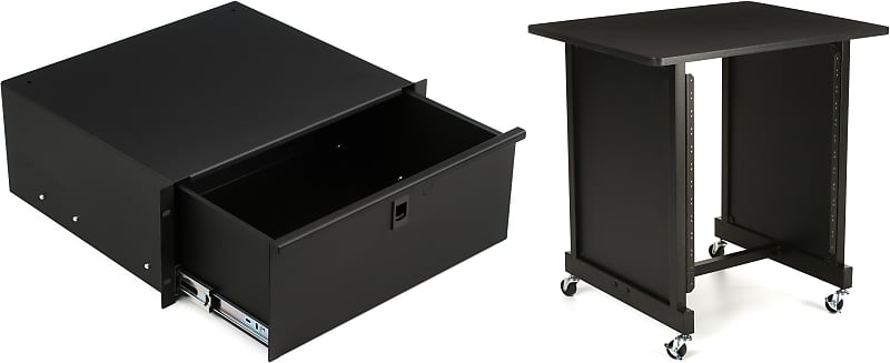 Gator GRW-DRW4 4U Standard Rack Drawer Bundle with On-Stage | Reverb