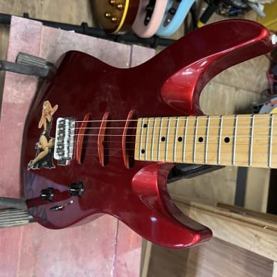 Samick Super Strat SSS 90s - Red | Reverb