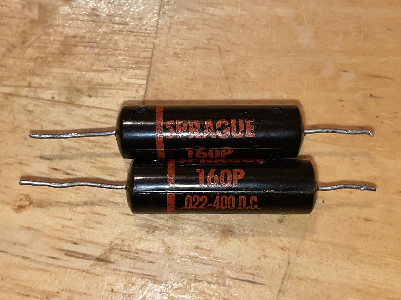 Sprague Sprague 022@400v Black Beauty Caps, Capacitor 60's - | Reverb