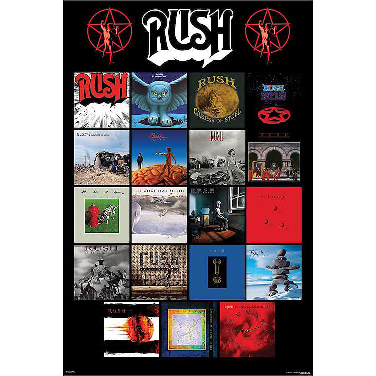Rush Album Covers Poster | Reverb