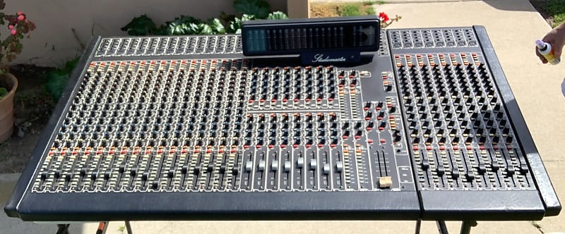 Studiomaster 24x8x2 Analog mixing desk with meter bridge & | Reverb