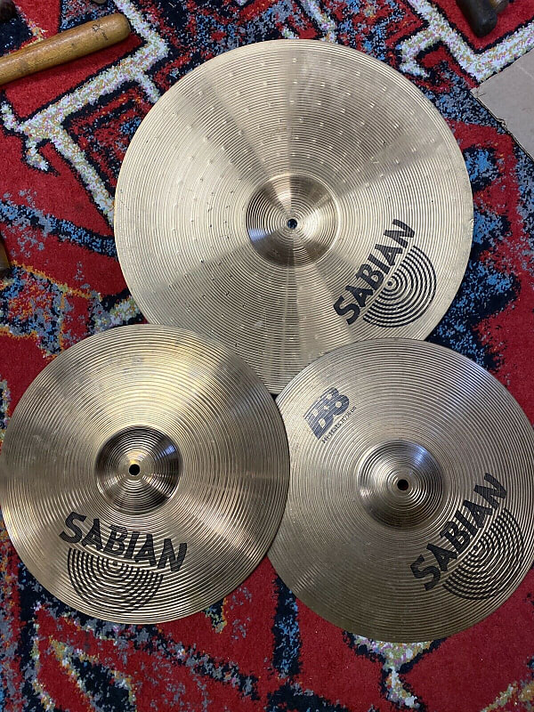 Sabian Cymbals Lot-Ride, Crash, Hi Hat Pair | Reverb